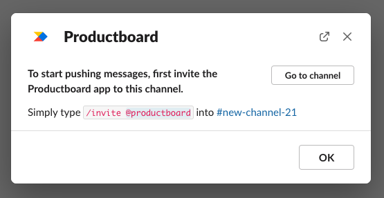Getting started with Productboard's integration for Slack – Productboard Support