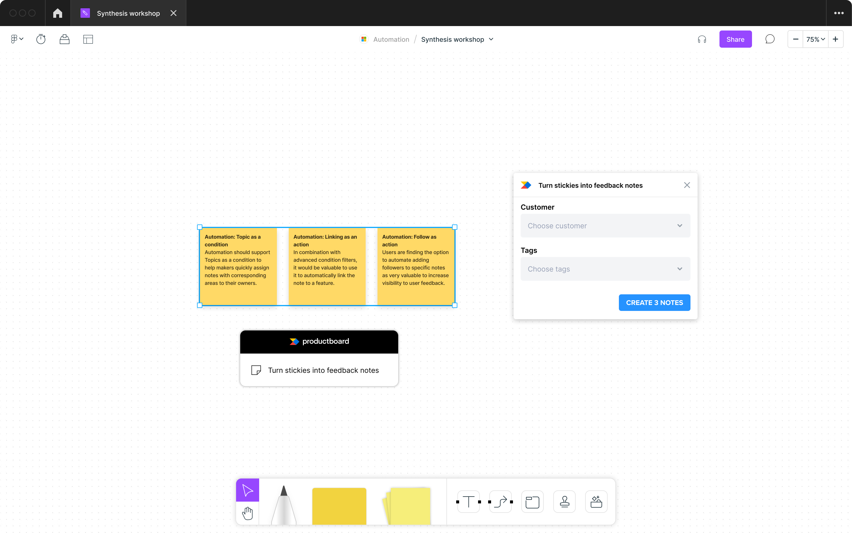 Productboard and FigJam integration – Productboard Support