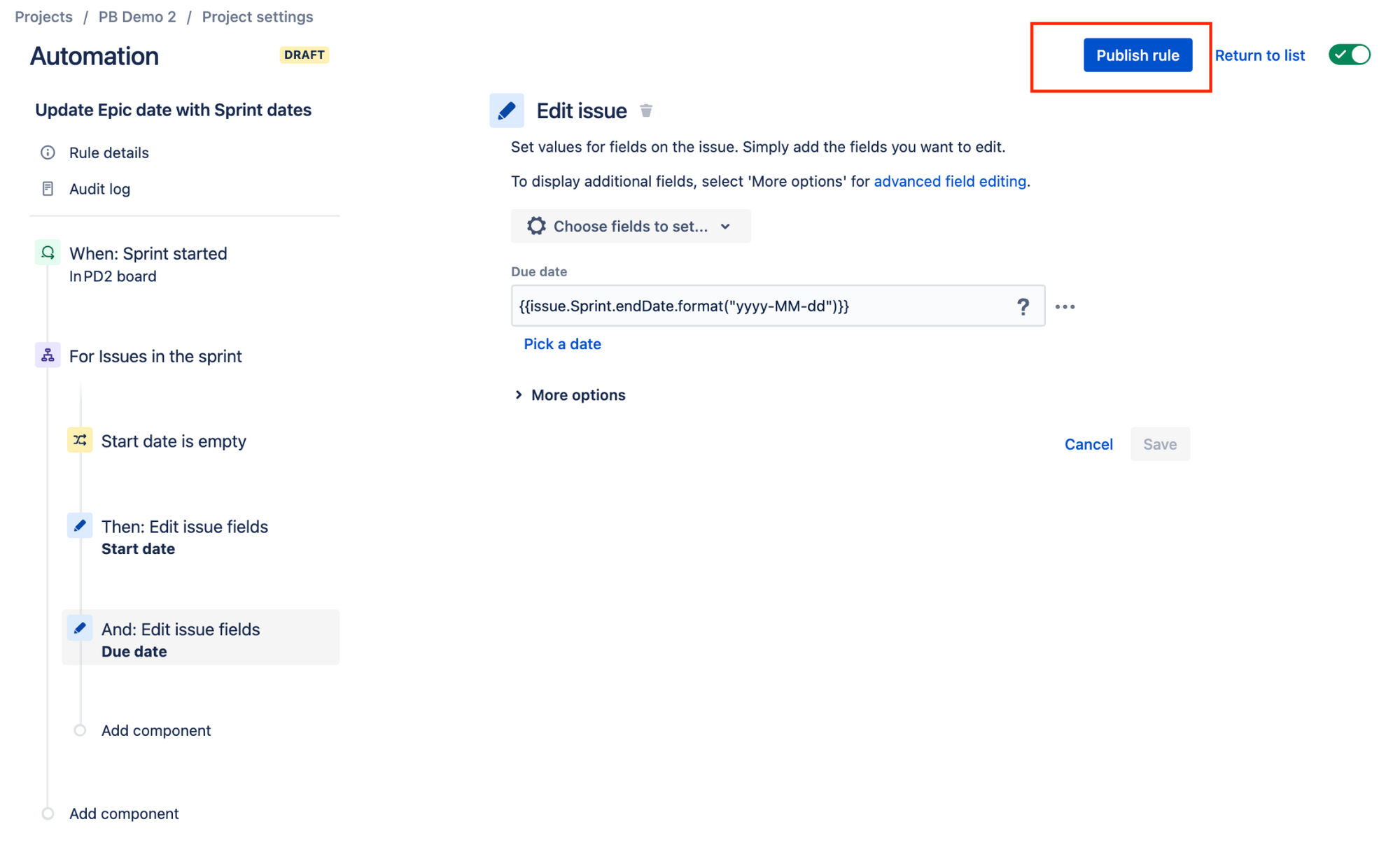 Using Jira Sprint dates in Productboard with Jira Automation ... Using Jira Sprint dates in Productboard with Jira Automation ...