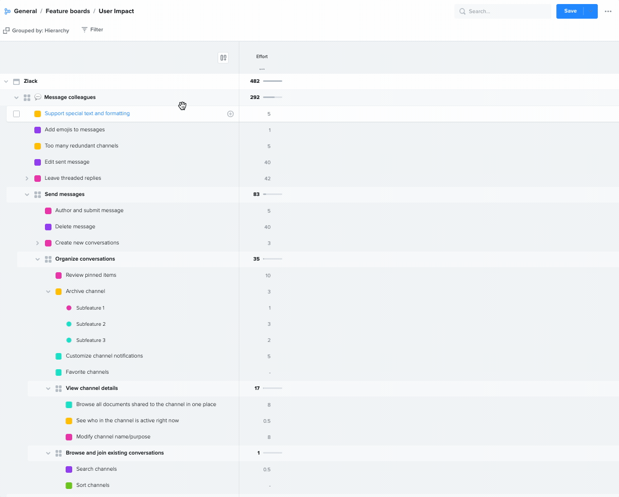 Track feature dependencies to mitigate risks – Productboard Support