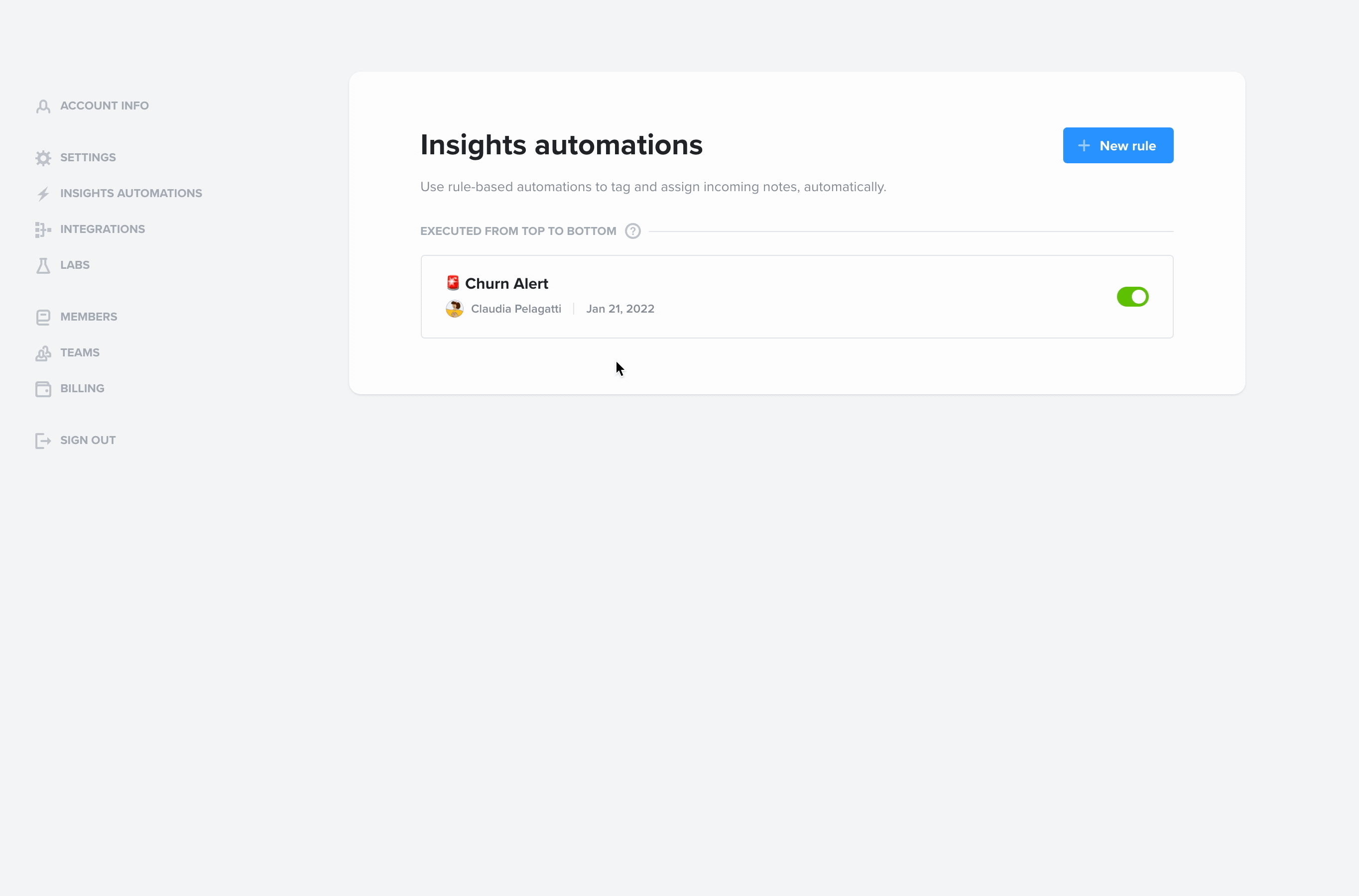 Use insights automation to create triage rules – Productboard Support Use insights automation to create triage rules – Productboard Support