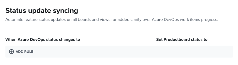 Configuring Your Azure Devops Integration Settings Productboard Support