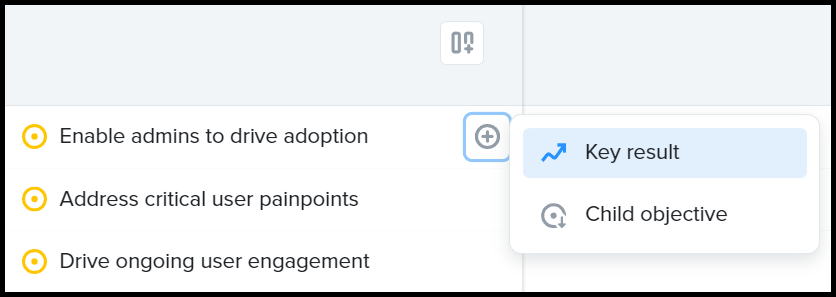 Building and tracking key results – Productboard Support