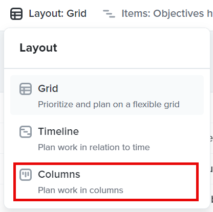 How can I change the layout of a board? – Productboard Support