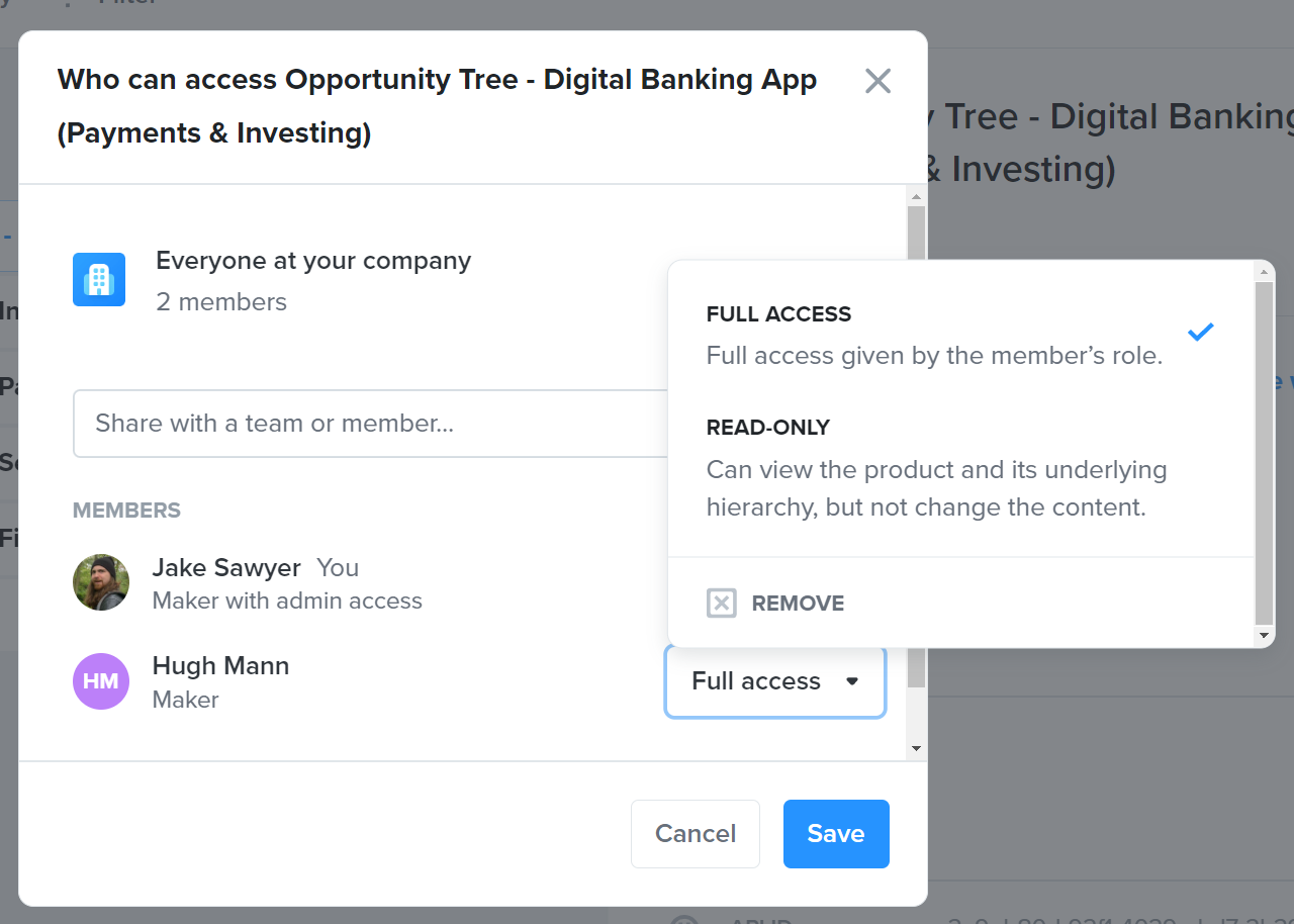 Access control guide – Productboard Support