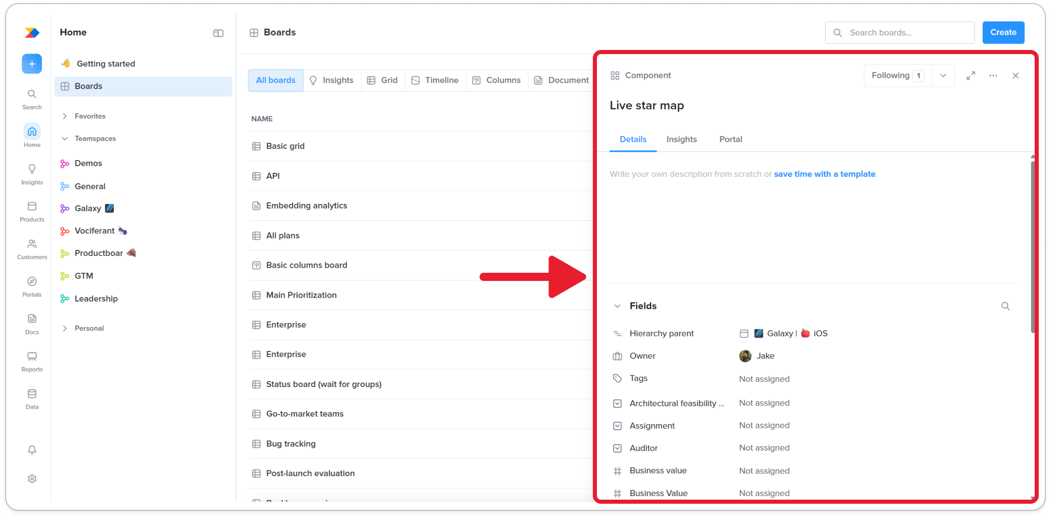 Create new items quickly – Productboard Support