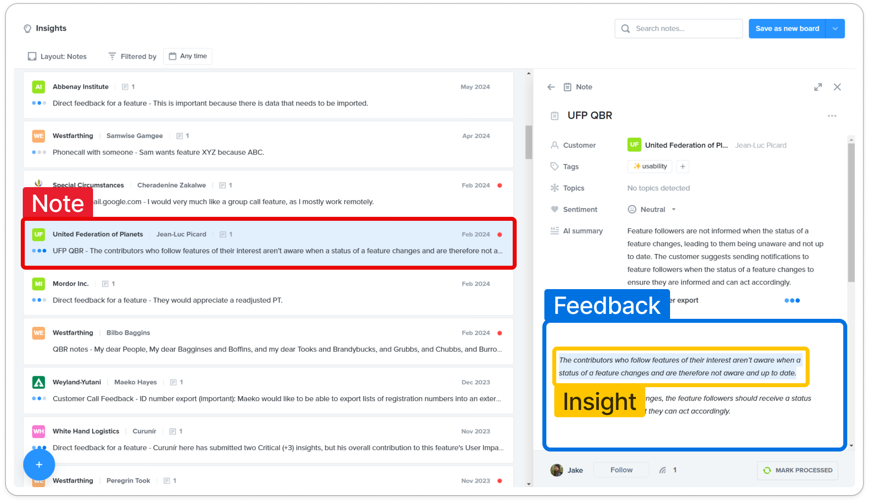 Quick start guide: Feedback – Productboard Support