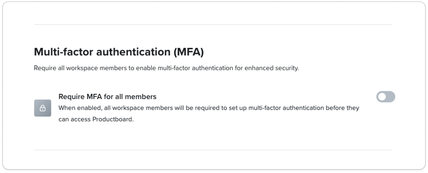 Set up Multi-Factor Authentication – Productboard Support
