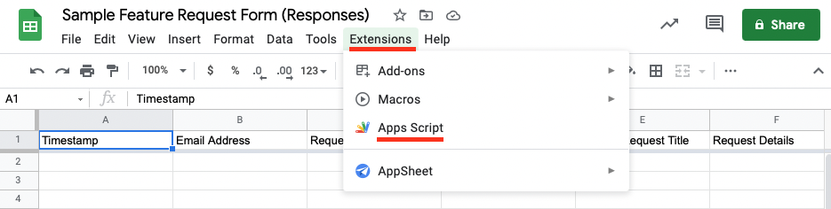 Connect Google Forms to Productboard – Productboard Support